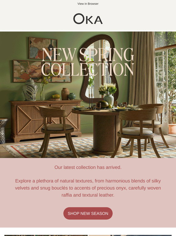 OKA: Our new collection is here | Milled