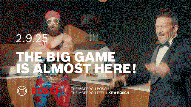 Bosch: Bosch is Going BIG with a Big Game Commercial! | Milled