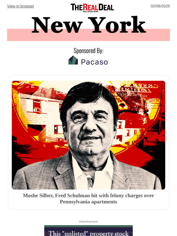 The Real Deal: Moshe Silber, Fred Schulman face felony charges; Avdoo ...