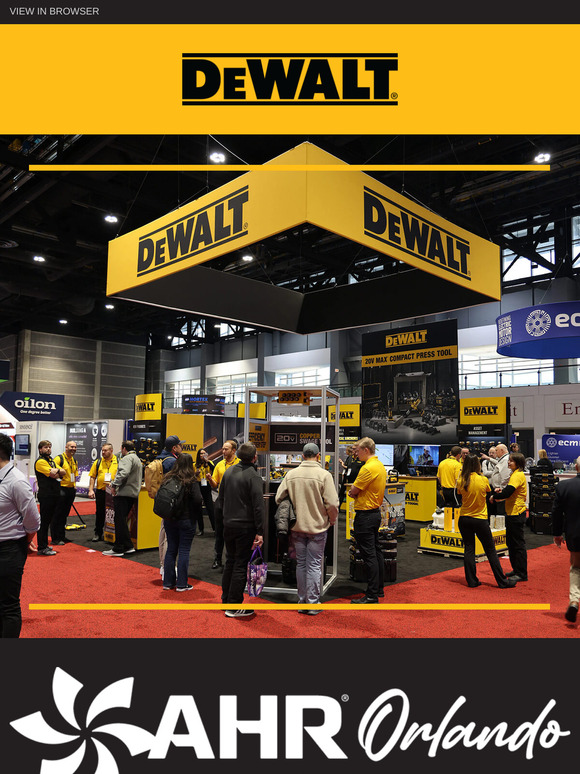 DEWALT: Innovation on Display at AHR 2025 | Milled