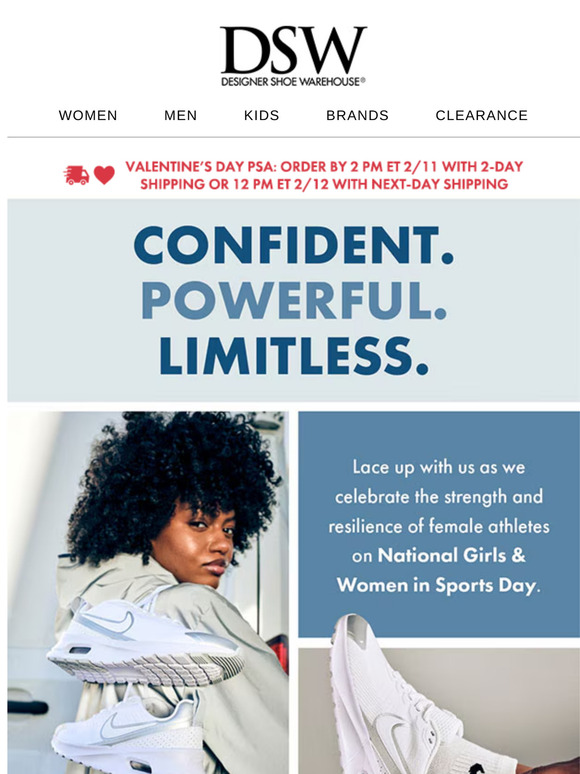 DSW: It’s National Girls & Women in Sports Day! | Milled