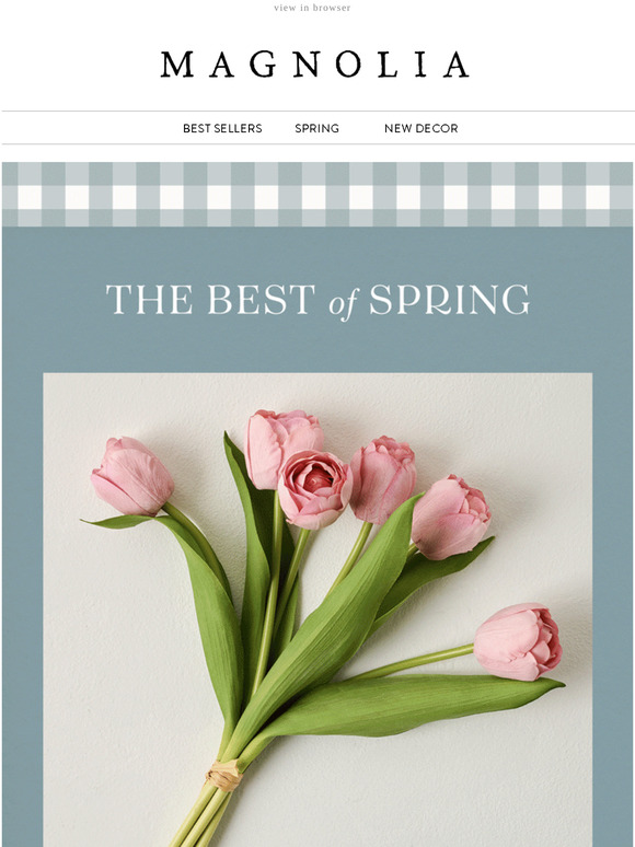 Magnolia Email Newsletters: Shop Sales, Discounts, and Coupon Codes