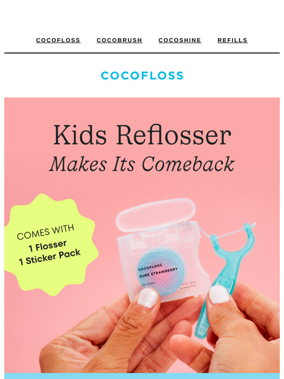 Cocofloss: Our kid flosser is back with a new look | Milled