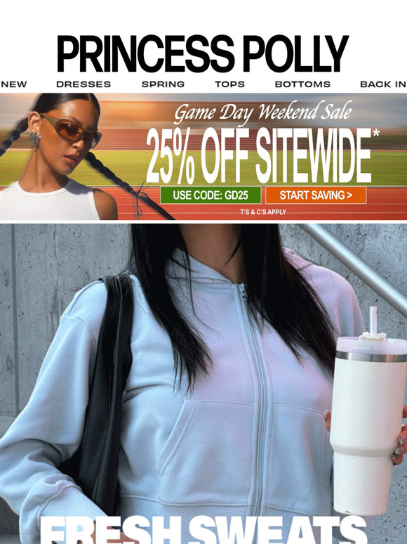 Princess Polly: FRESH SWEATS ☁️ | Milled