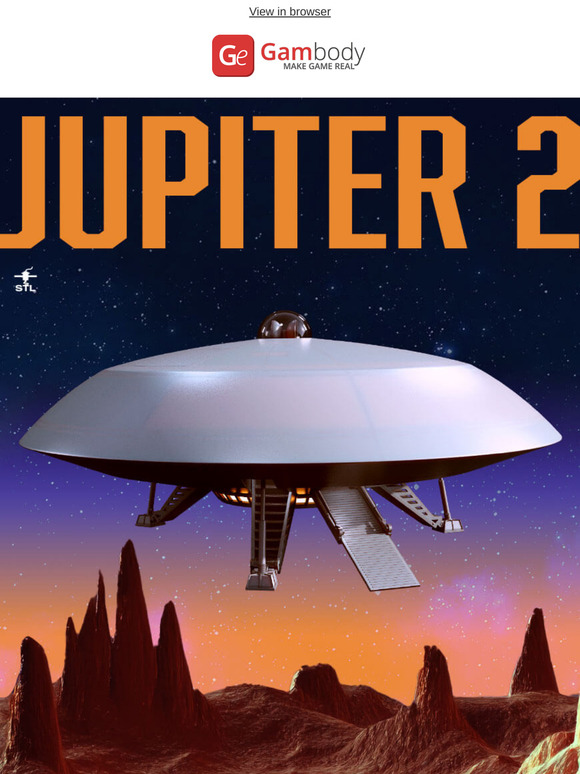 Gambody: Jupiter 2 3D model for printing is a perfect choice to 3D ...