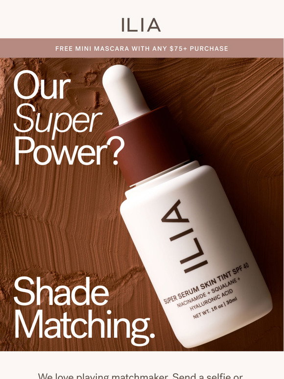 ILIA Beauty Email Newsletters: Shop Sales, Discounts, and Coupon Codes