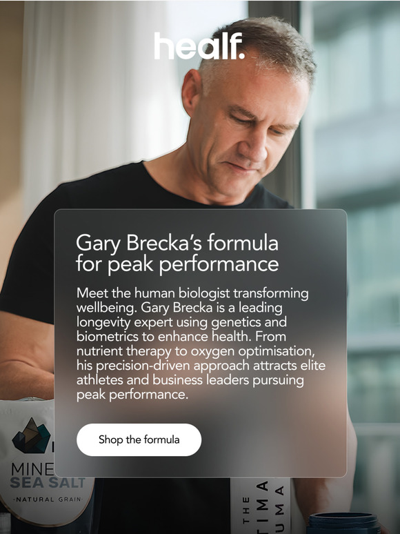 Healf: Gary Brecka’s tried and tested supplement stack | Milled