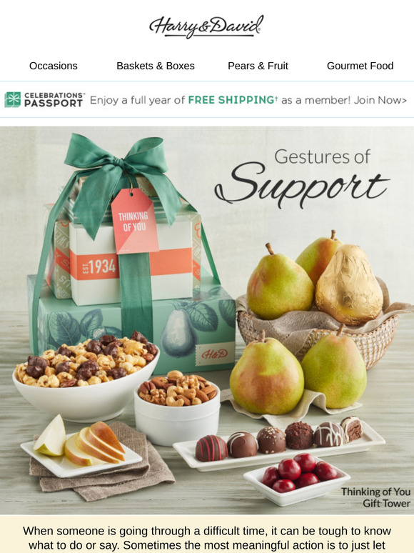 Harry & David Email Newsletters: Shop Sales, Discounts, and Coupon Codes