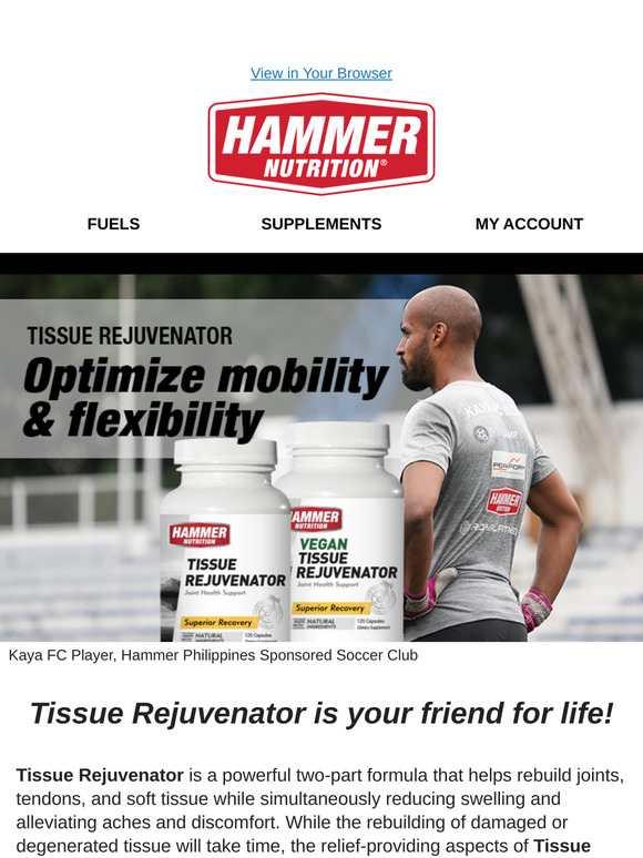 Hammer Nutrition: Goodbye Soreness and Swelling! | Milled