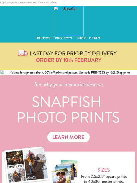 Snapfish: 📸 Snap. Print. Save 50%! | Milled