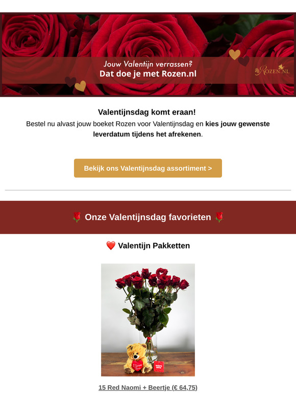 Rozen: Verras jouw Valentijn met Rozen.nl ️ | Milled