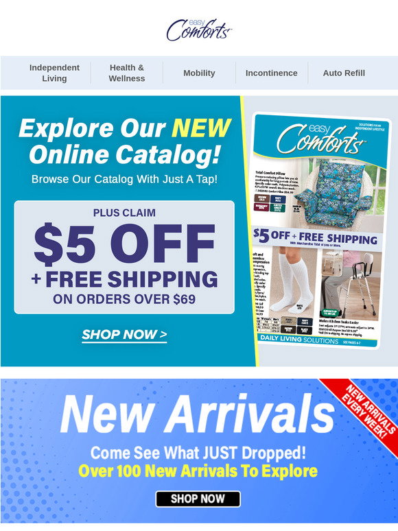 Easy Comforts: Online Catalog Inside + $5 Off | Milled