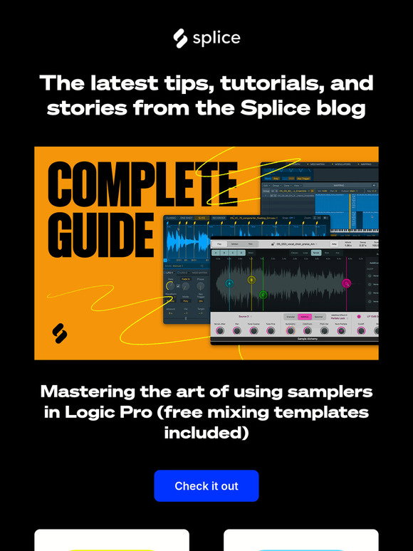Splice: Free mixing templates, mastering samplers, and Ovy On The Drums ...