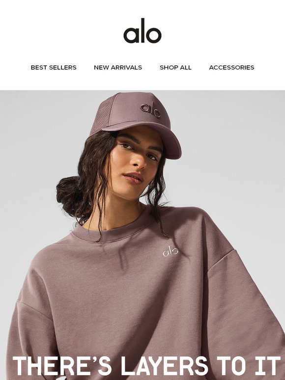 Alo Yoga: NEW layers from the drop | Milled