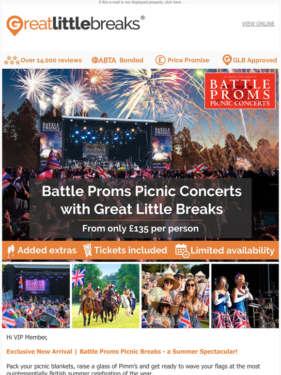 Great Little Breaks: NEW IN! Exclusive Battle Proms Breaks from only £ ...