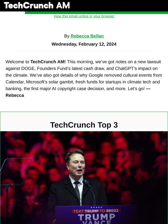 TechCrunch: Federal workers sue Musk, DOGE for accessing sensitive ...