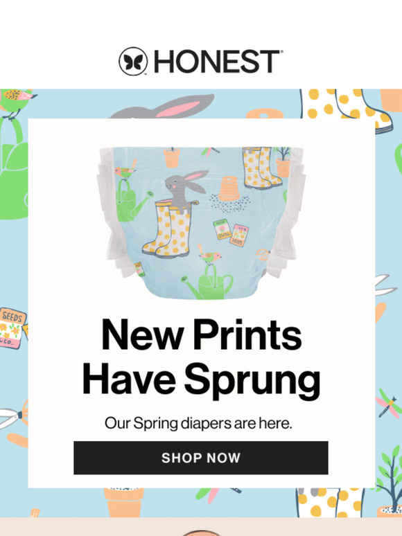 The Honest Company: New diaper prints have sprung! Subscribe for first ...