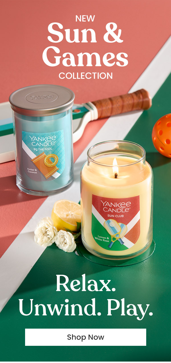 Yankee Candle: Introducing the NEW Sun & Games Collection | Milled