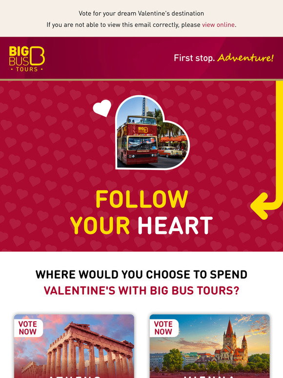 Big Bus Tours: What's the best romantic city break? | Milled
