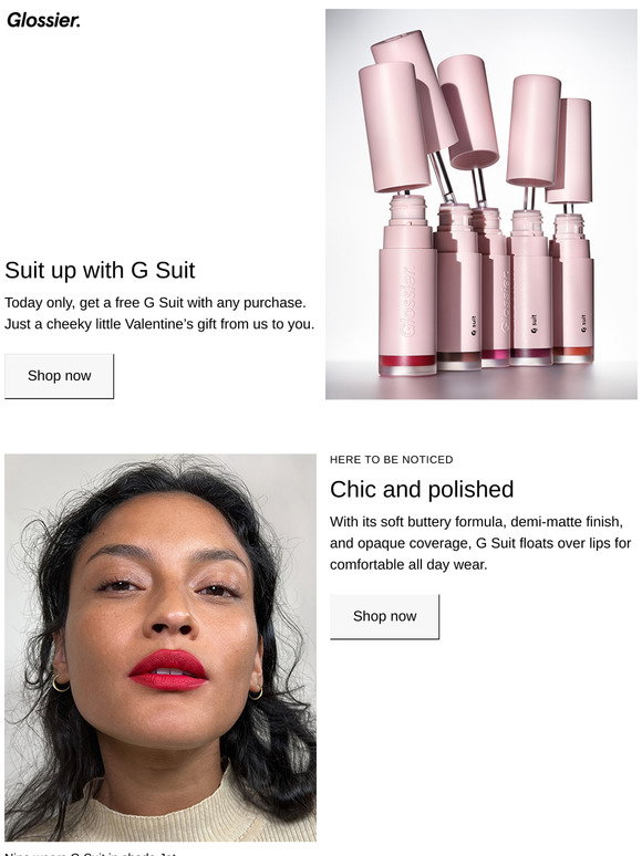 Glossier Email Newsletters: Shop Sales, Discounts, and Coupon Codes