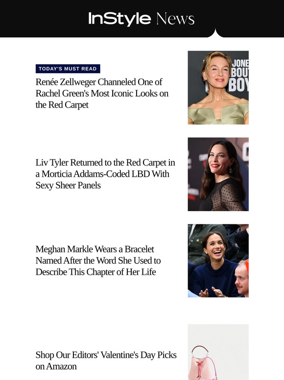 InStyle: Renée Zellweger channeled one of Rachel Green's most iconic ...