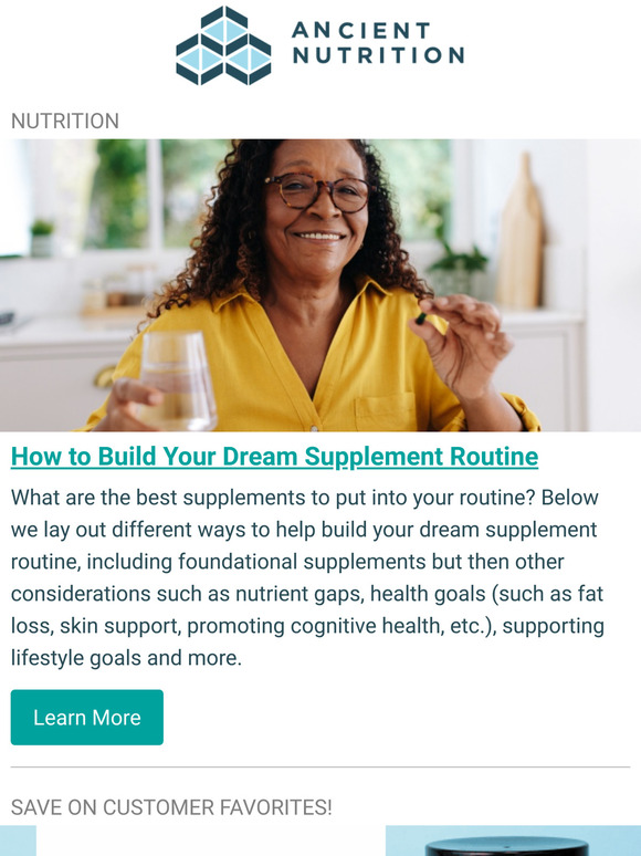Ancient Nutrition: How to Build Your Dream Supplement Routine | Milled