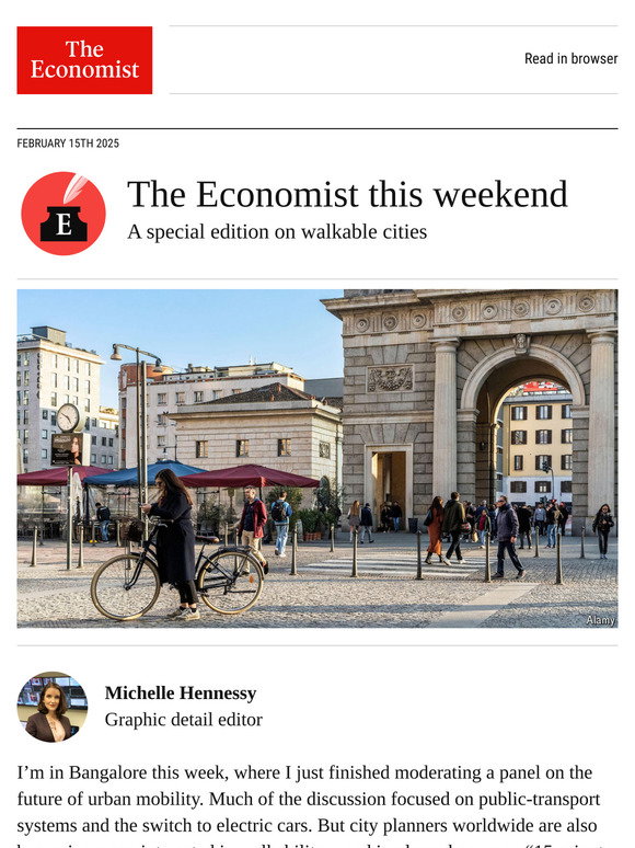The Economist: The world’s most walkable cities | Milled