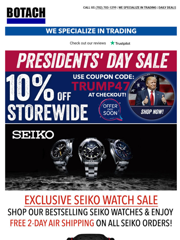 Botach Tactical: 🎉 Exclusive Seiko Watch Sale! ⌚ Shop our bestselling ...