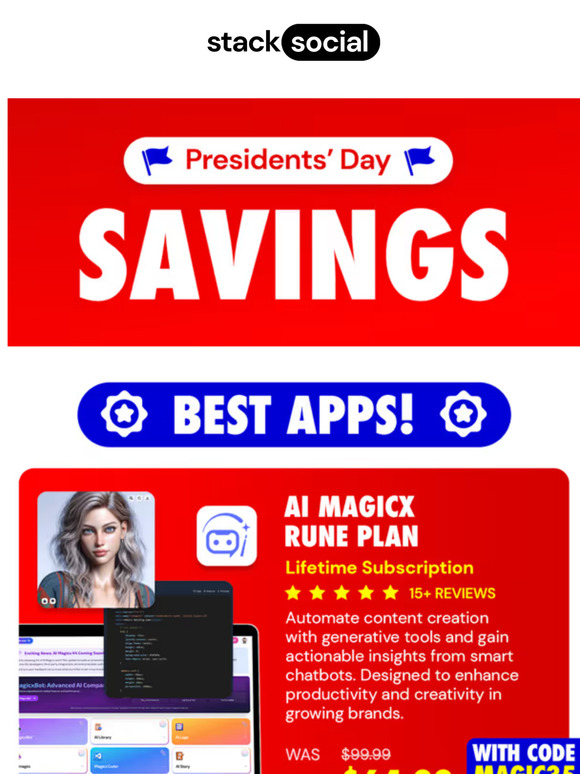 StackSocial: Biggest Sale on the Season: AI, Babbel, MS Office, Spotify, and More! | Milled