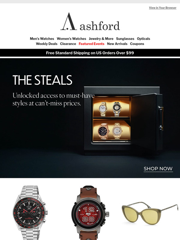 Ashford Email Newsletters: Shop Sales, Discounts, and Coupon Codes