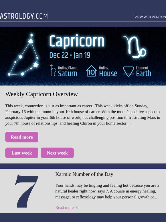 Astrology: —, Your Weekly Horoscope Overview - Mon Feb 17 | Milled