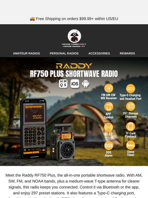 Radioddity: Make Every Adventure Better with the RF750 Plus 🏃‍♂️ | Milled