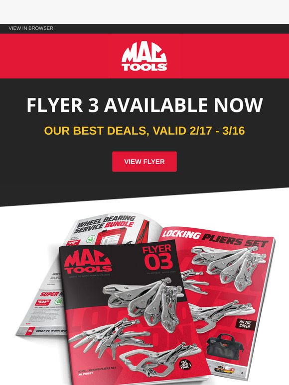 Mac Tools: Mac Tools Flyer 3 Out Now! | Milled
