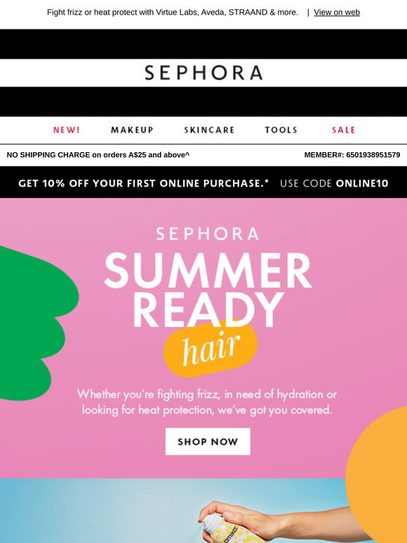 Sephora: Summer Ready Hair 💛 | Milled