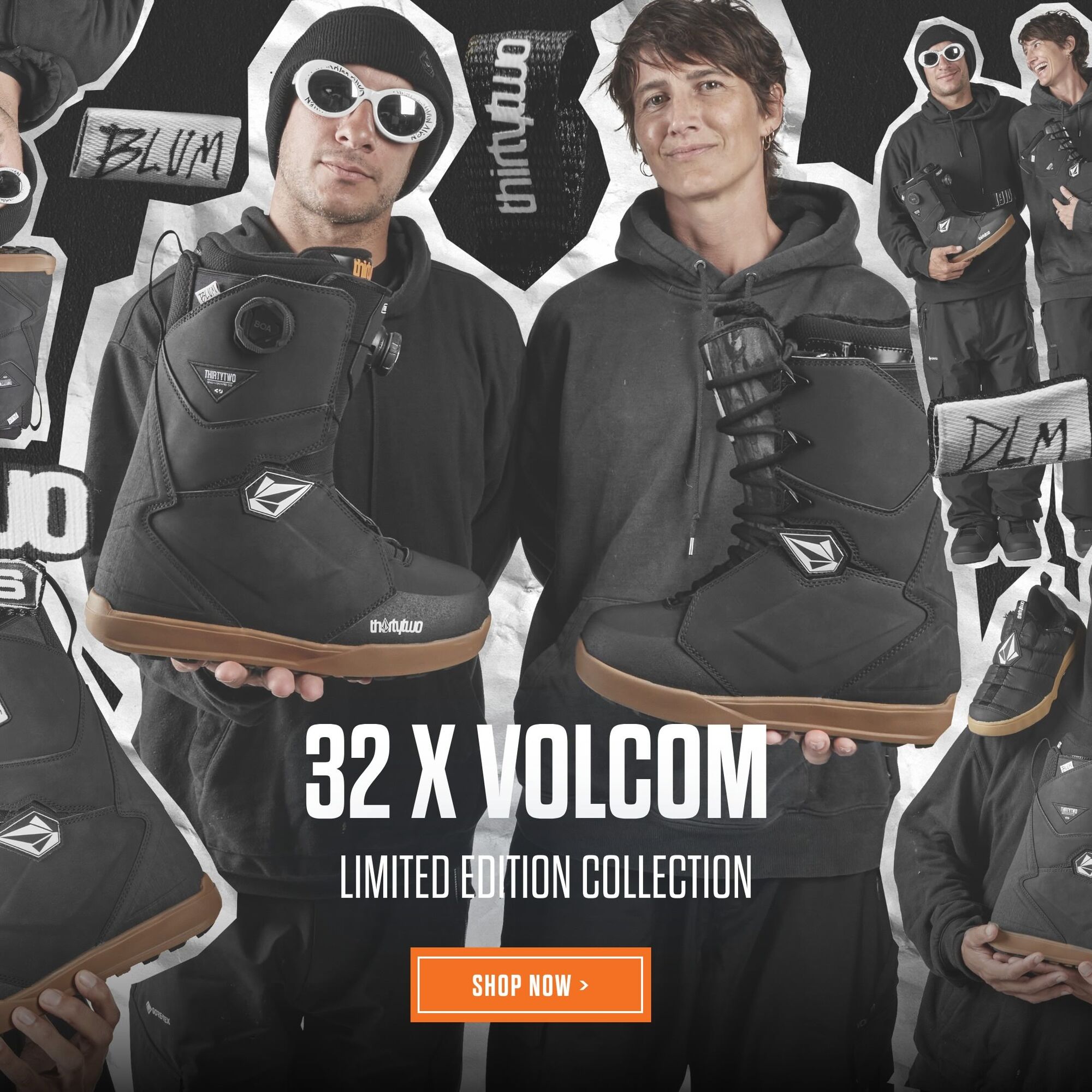ThirtyTwo: ThirtyTwo X Volcom Collection | Don't Miss These Limited Edition Styles | Milled