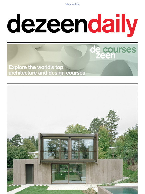 Dezeen: The Line's first segment | Gensler sunken-pitch stadium | OMA ...
