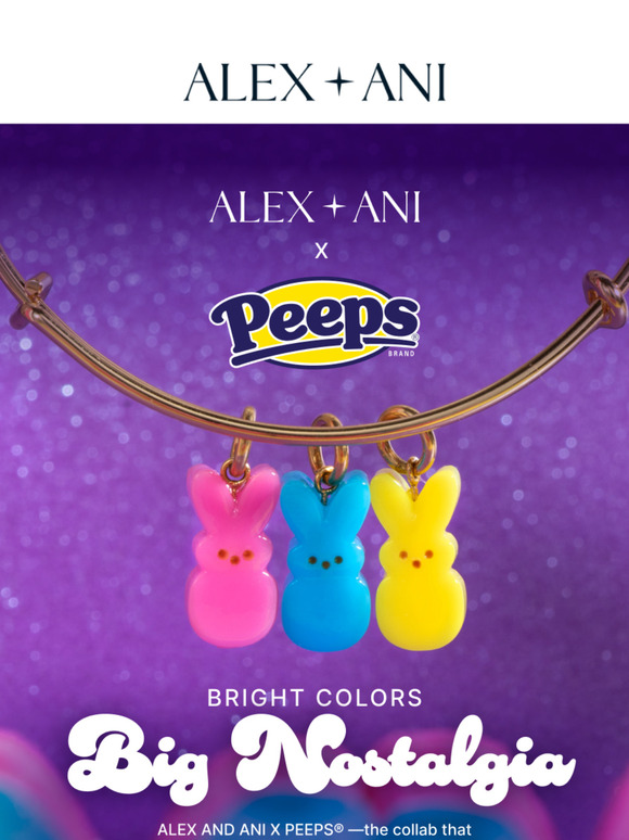 Alex And Ani: Hop to It 🐰The PEEPS® x Alex and Ani Collab Is Here🐥 | Milled