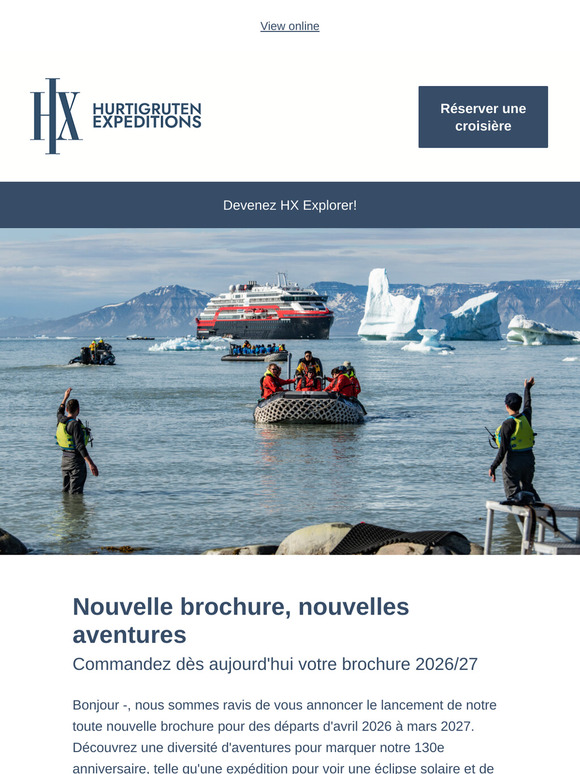 Hurtigruten: Commandez notre brochure HX 2026/2027 ! | Milled