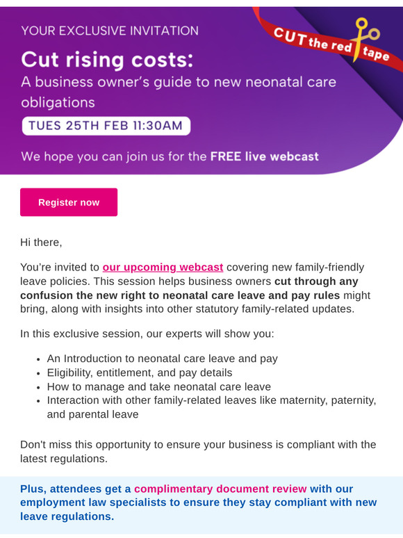 BrightHR: Hey, cut through the confusion of new neonatal care leave ...