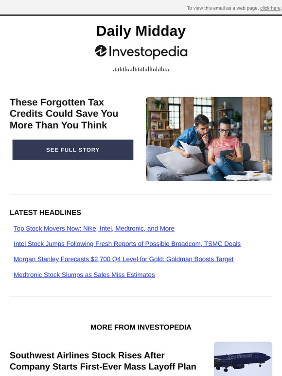 Investopedia: These Forgotten Tax Credits Could Save You More Than You ...