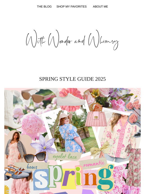 With Wonder and Whimsy: Spring Style Guide 2025 — With Wonder and ...