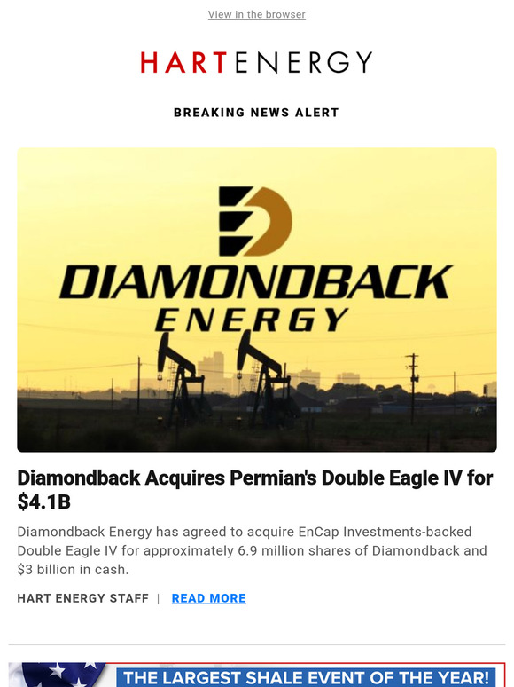 Hart Energy: Breaking News: Diamondback Acquires Permian’s Double Eagle ...
