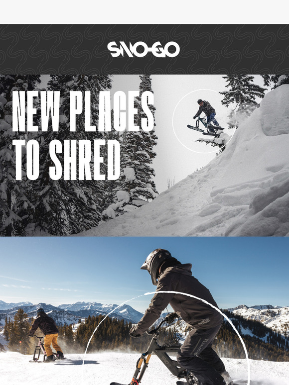 SNO-GO: 📣 New Places to Shred SNO-GO Bikes! | Milled