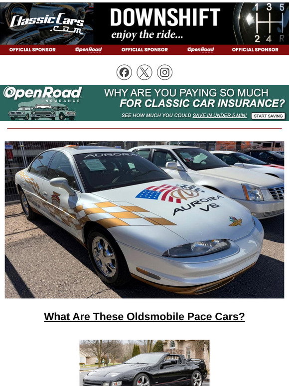 ClassicCars: What Are These Oldsmobile Pace Cars? | Milled