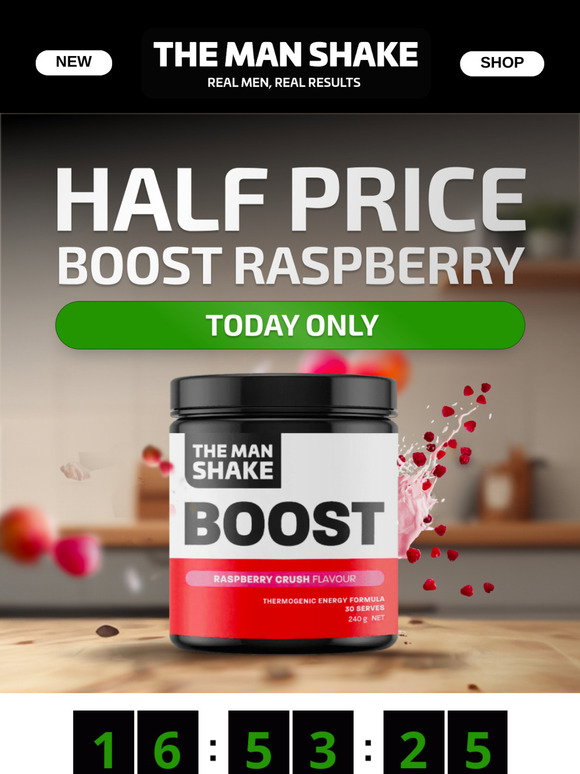 The Man Shake: 🚀 50% Off Boost Raspberry?! Now We’re Talking! 💥 | Milled