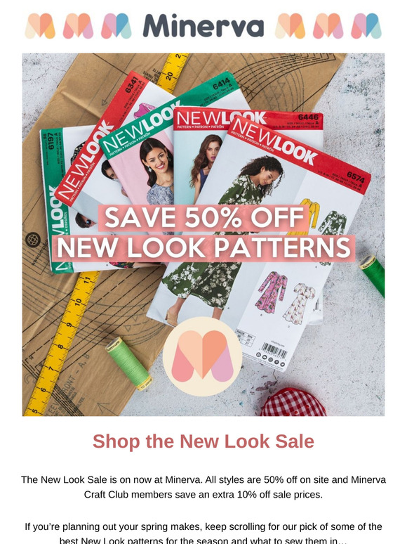 Minerva: The New Look Patterns Spring Edit | Milled