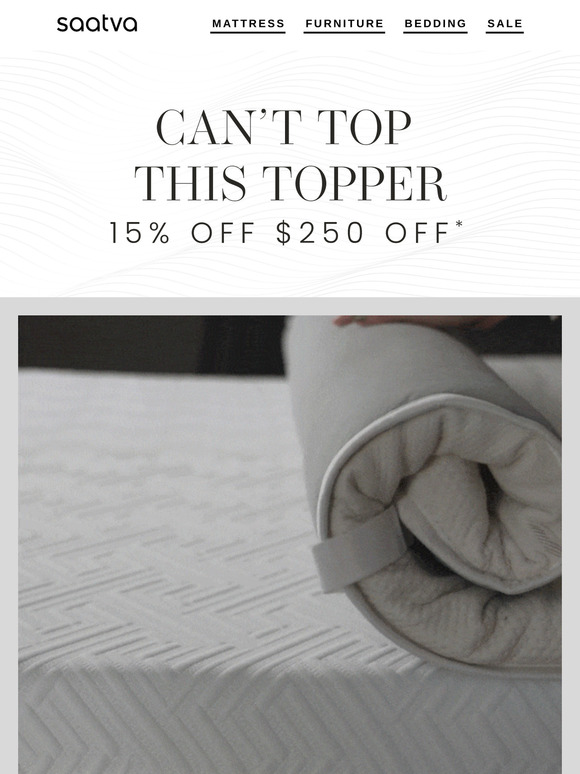 Saatva: Our Micro-Coil Mattress Topper made it on GMA! | Milled