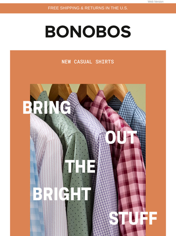 Bonobos: Best-Selling Shirts in New Colors | Milled