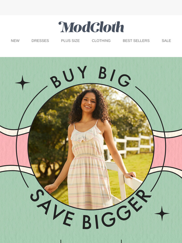 Modcloth Email Newsletters: Shop Sales, Discounts, and Coupon Codes