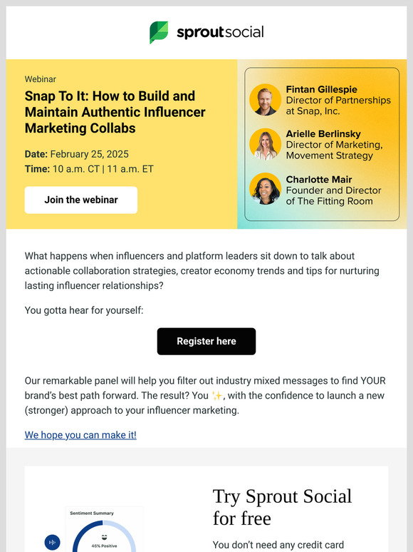 Sprout Social: [Invitation] Influencers + platform leaders in one room ...